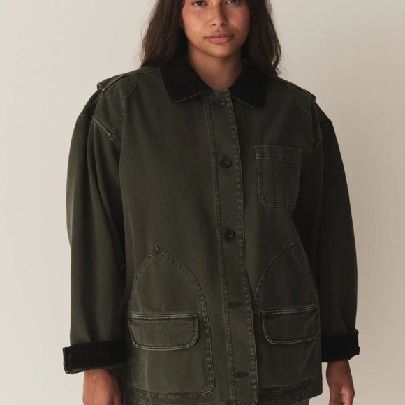 Doen | Jackets & Coats | Doen Pascual Chore Jacket Dark Olive | Poshmark